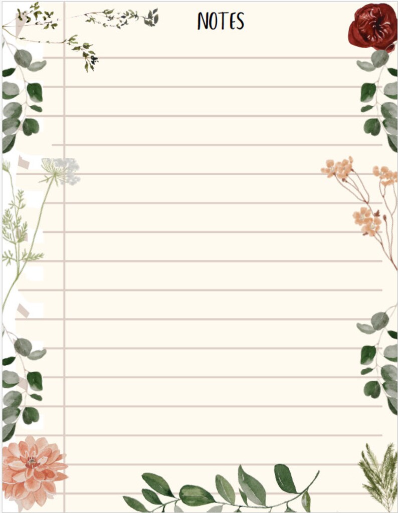 Floral Teacher Gradebook-digital and Editable Download - Etsy