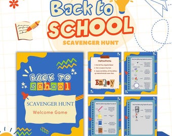 Classroom Scavenger Hunt Back to School Scavenger Hunt First Day of ...