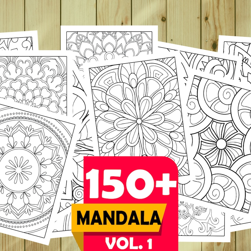 Mandala Coloring Pages - Etsy