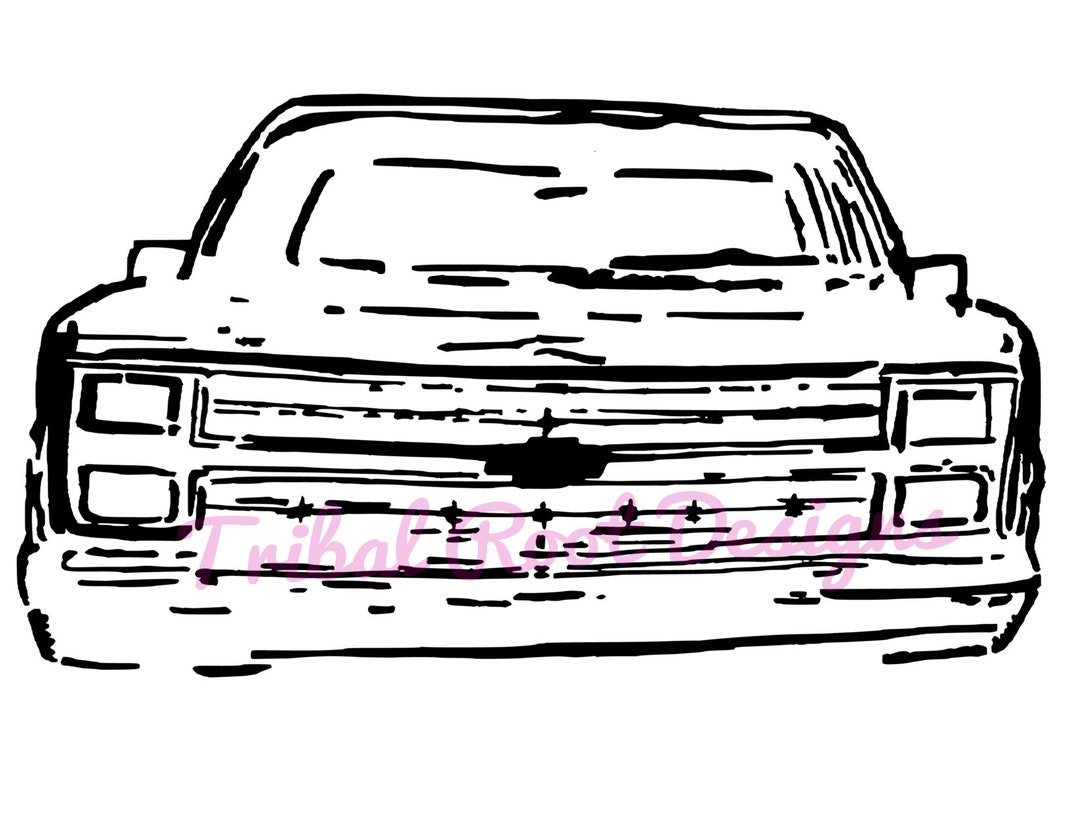 Square Body Truck PNG - Etsy