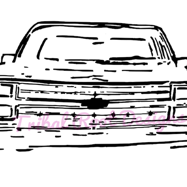 Square Body Truck Svg - Etsy