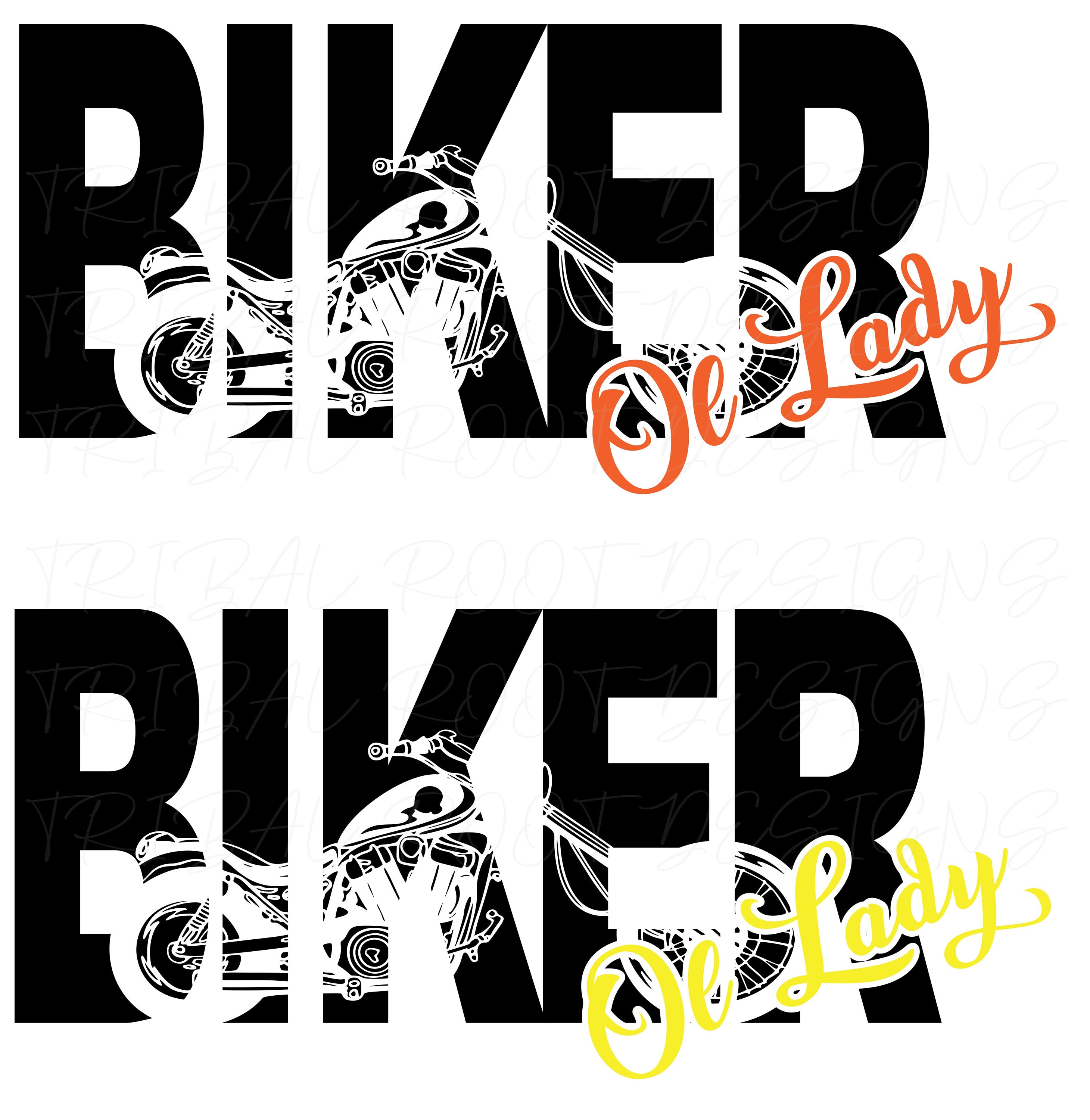 Biker Ol Lady PNG Bundle - Etsy