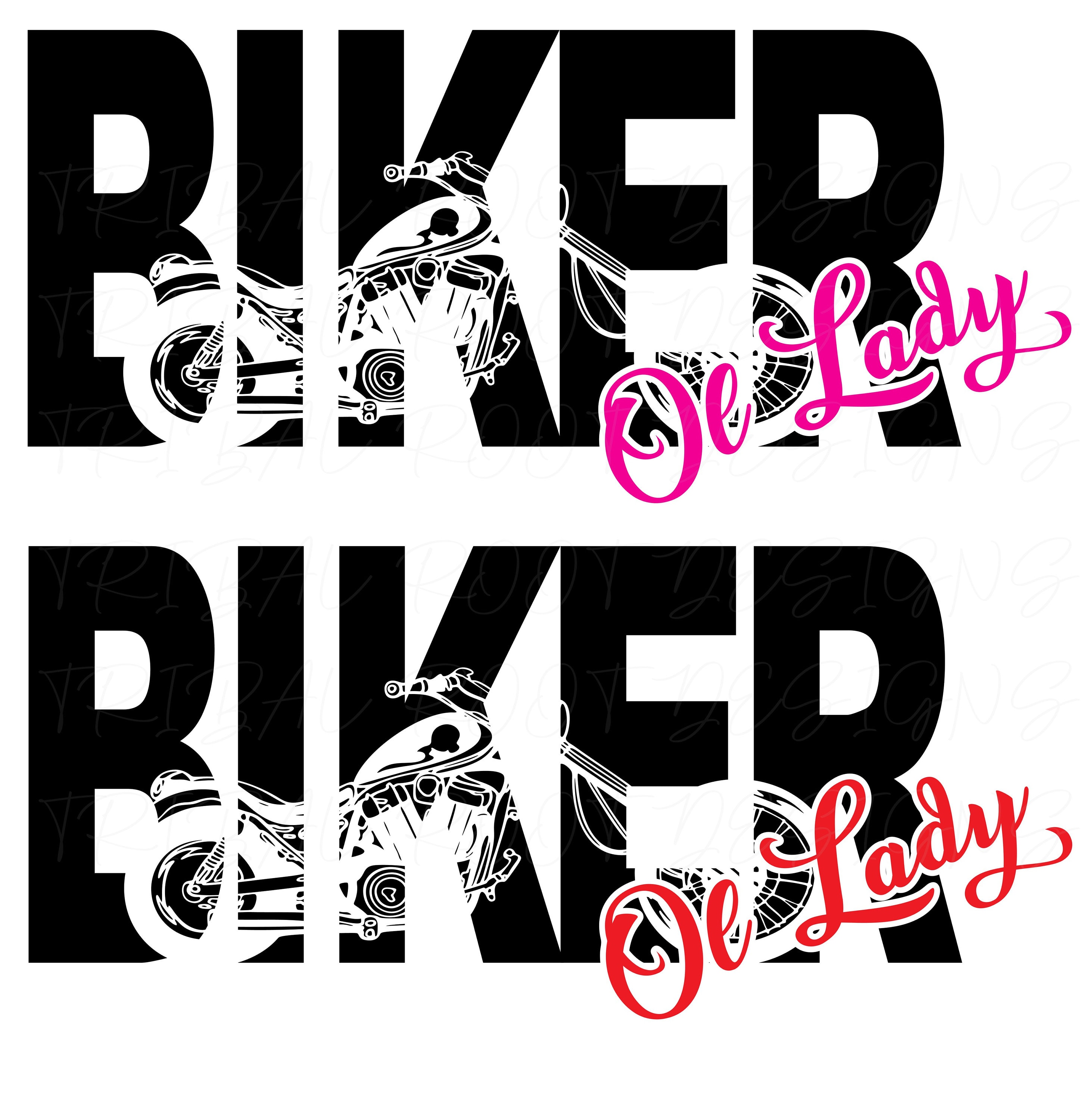 Biker Ol Lady PNG Bundle - Etsy