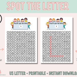 Spot the Letter With This Fun Alphabet Printable Activity, 26 Letters ...