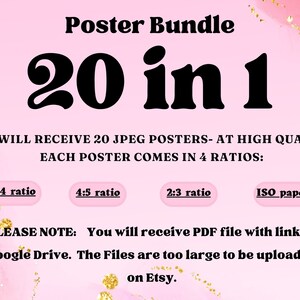 Retro Groovy Wall Art Set of 20, Groovy Flowers Gallery, Colorful Wall ...