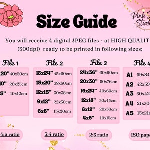 Retro Groovy Wall Art Set of 20, Groovy Flowers Gallery, Colorful Wall ...