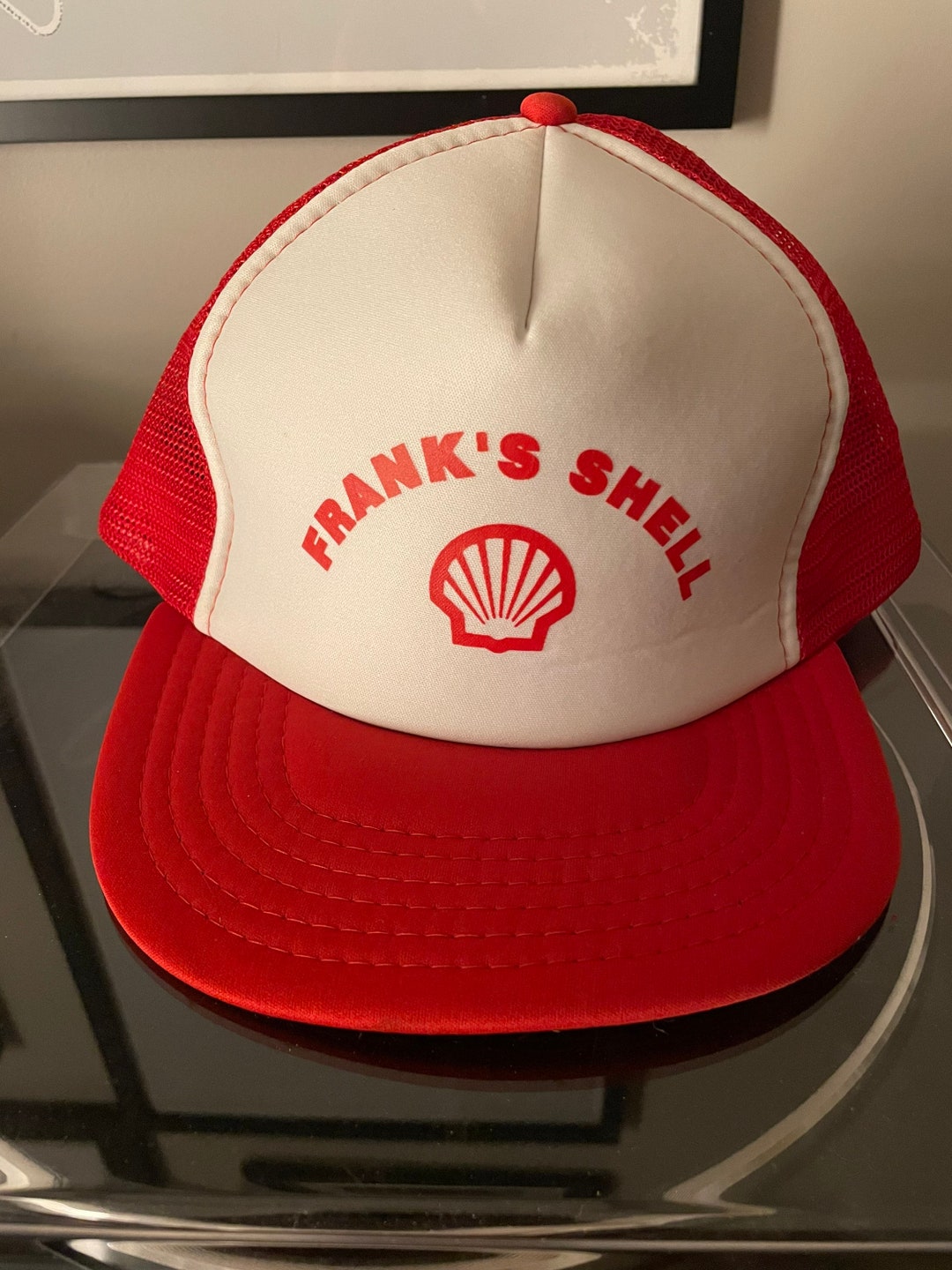 Franks Shell Gas Station Trucker Hat - Etsy