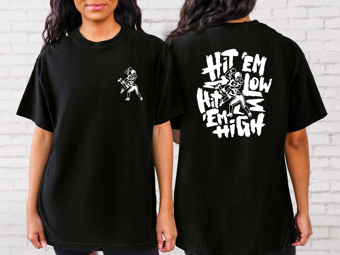 Hit 'em Low Hit 'em High Shirt Philly Shirt - Etsy