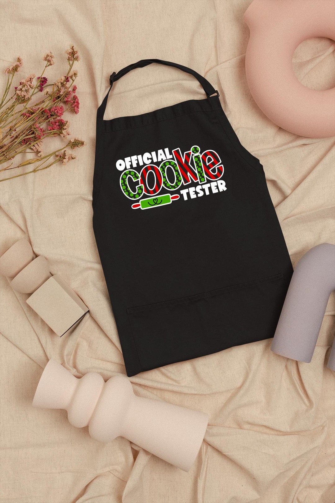 Official Cookie Tester Apron: Christmas Baking Gift - Etsy