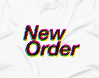 New Order Technique T-shirt. Album Cover Logo Design. - Etsy
