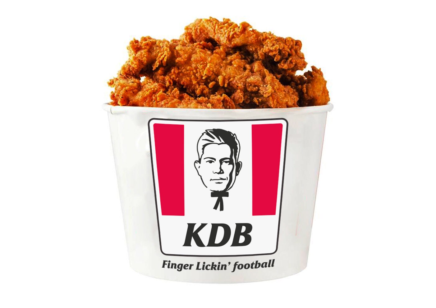 Kevin De Bruyne 'finger-lickin' Football Unisex Organic Cotton T-shirt ...