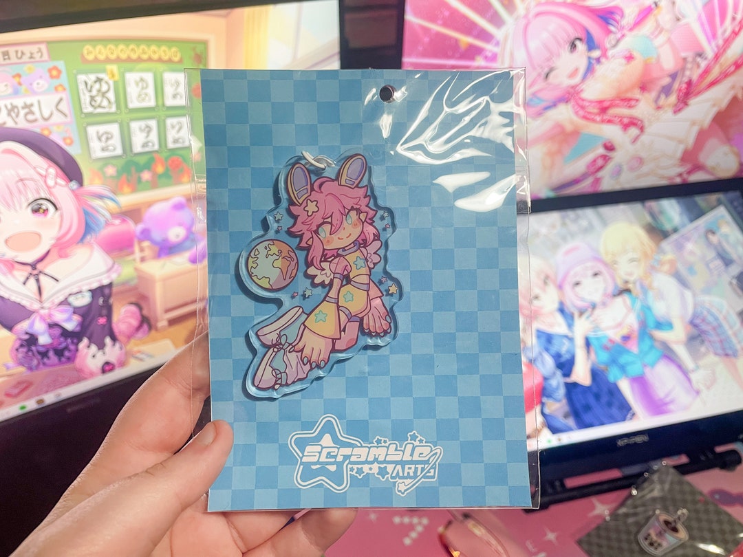 CLEARANCE Nova the Space Bunny Keychain Kawaii Spacecore Keychain - Etsy