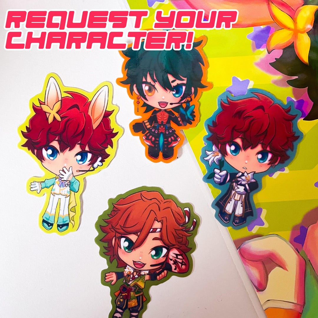 Custom Ensemble Idol Stickers - Idol Game Anime Chibi Stickers, Made to ...