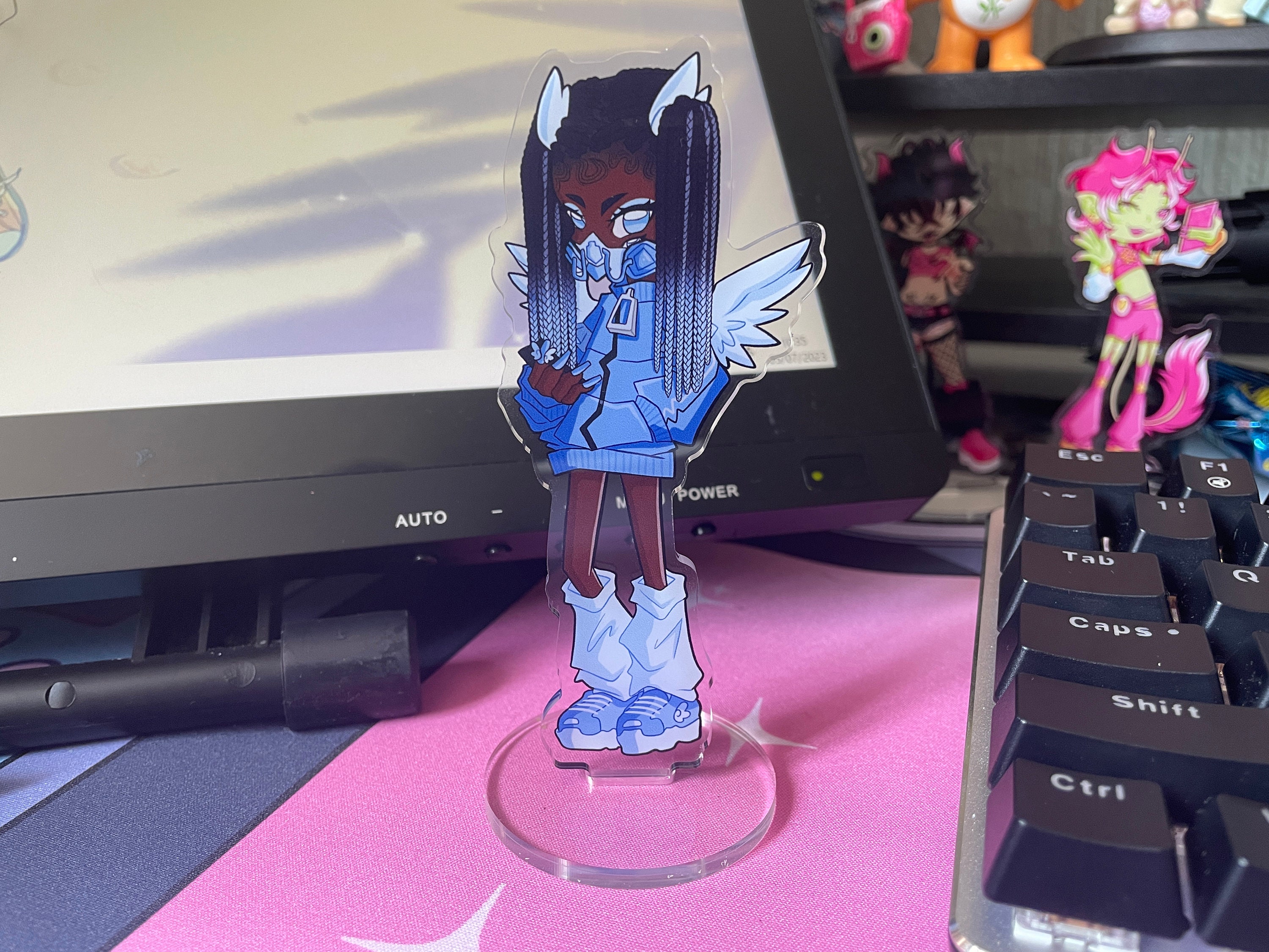 Quinn Cyber Angel Acrylic Standee Webcore Cybercore Breakcore Angel ...