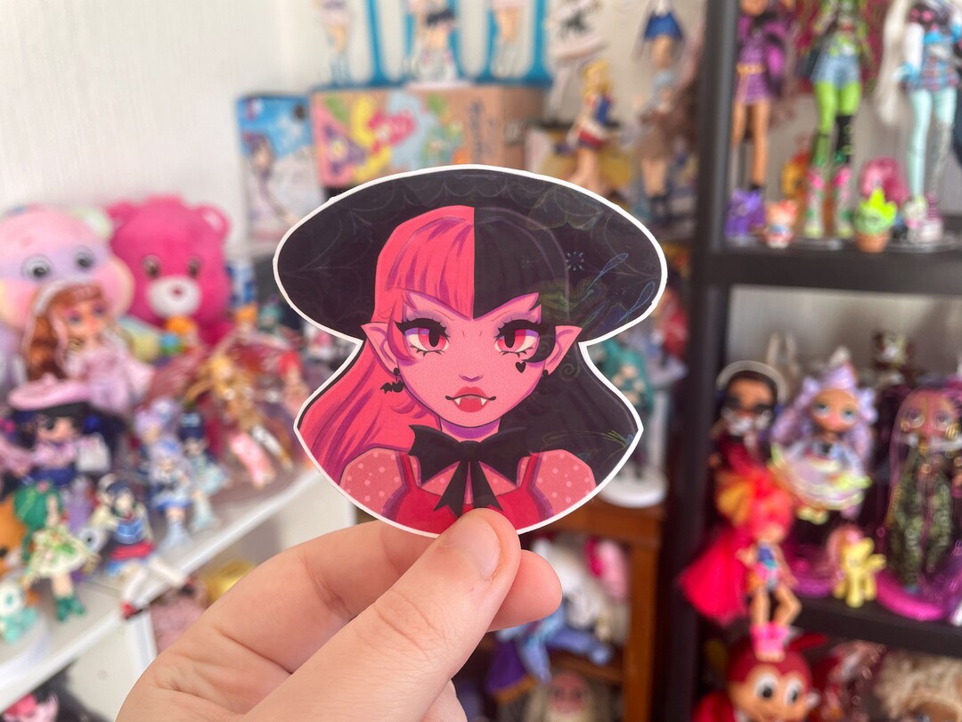 Monster School Vampire Holographic Sticker - Etsy