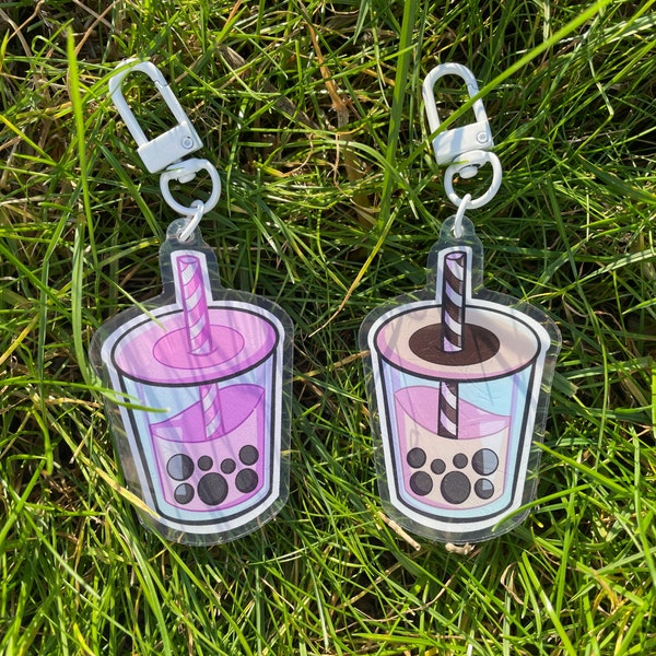 Bubble Tea Keychain - Etsy UK