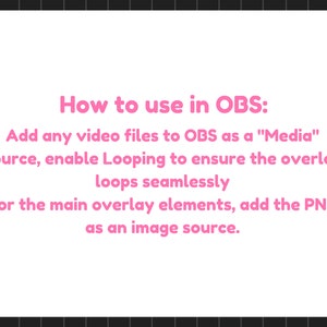 Pink Y2K Overlay Set Cute Y2K Aesthetic Panels for Streamers Twitch ...