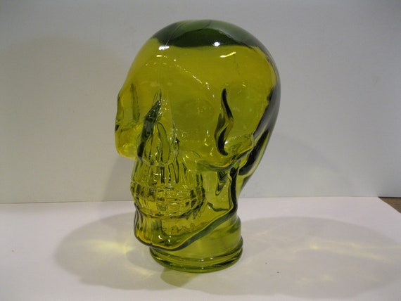 Glass Skull 10 Colors Life Size Skeleton Mannequin Head. | Etsy
