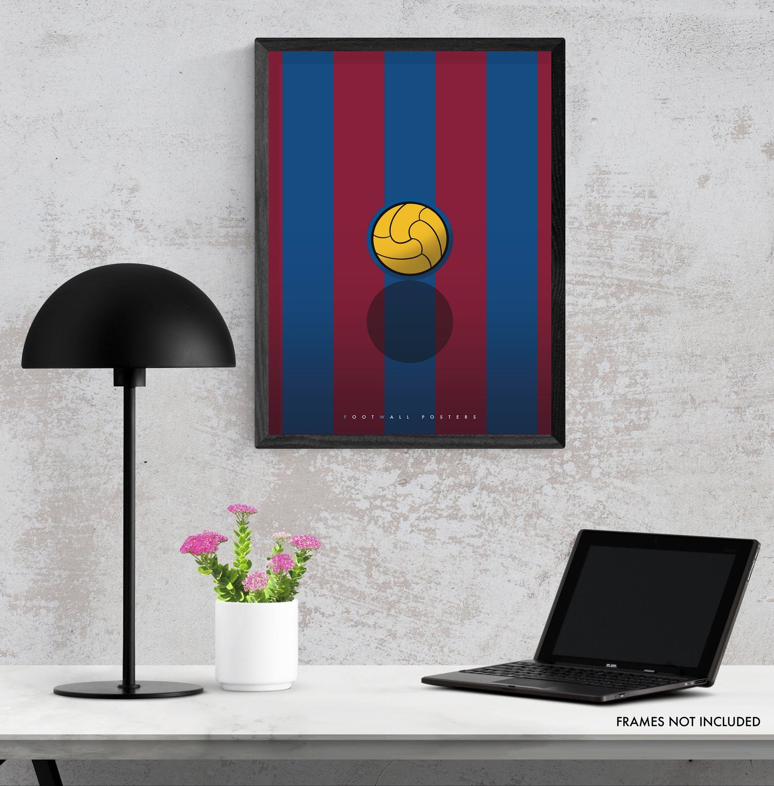 FC Barcelona Crest/badge/logo Minimalistic Illustrated Poster - Etsy