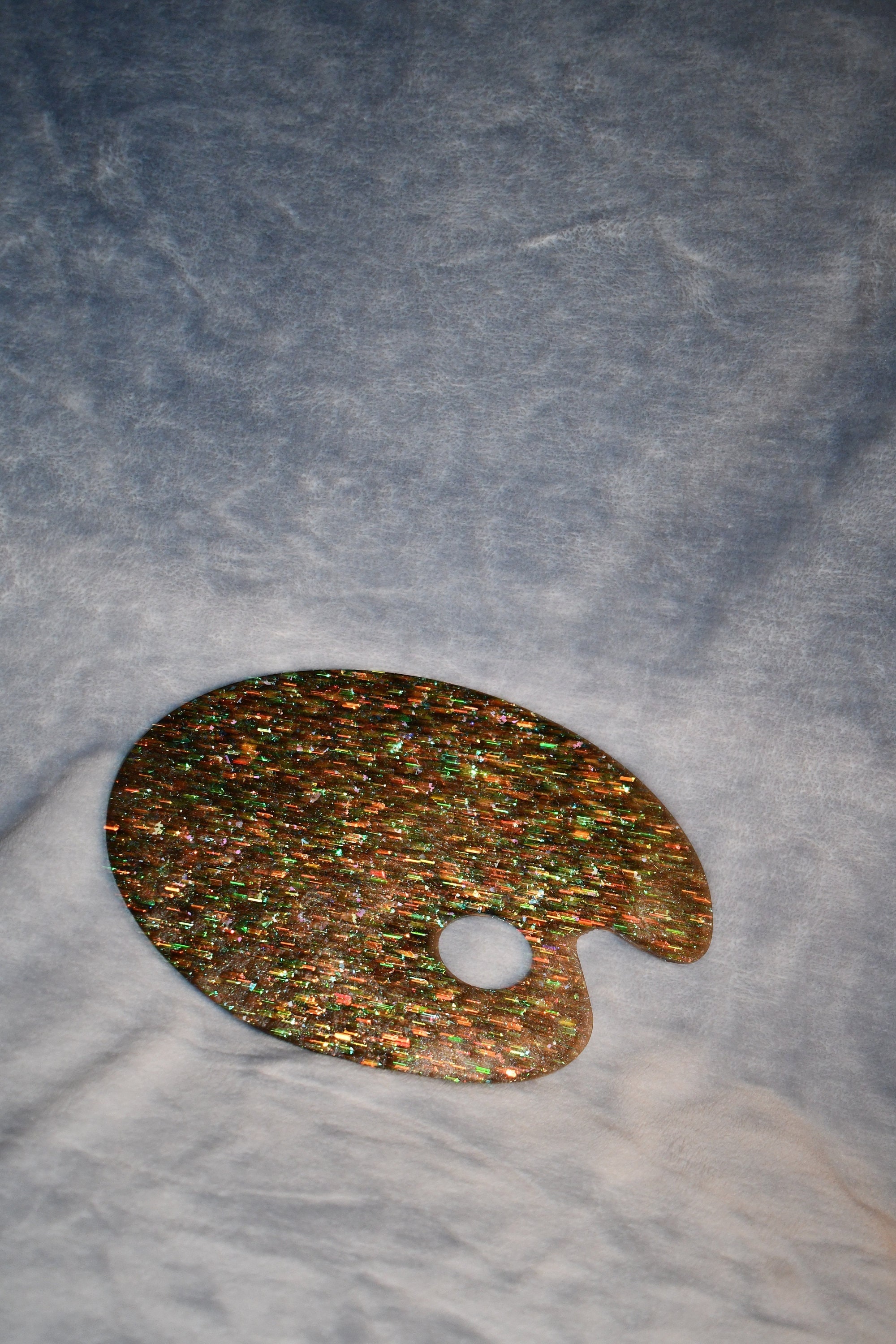 Sparkly Resin Black Paint Palette - Etsy