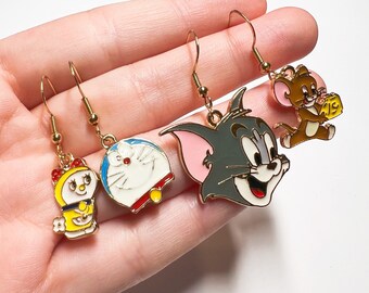 Anime Character Earrings - Etsy