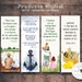 Dia Del Padre printable Bookmarks in Spanish Watercolor Marcadores ...