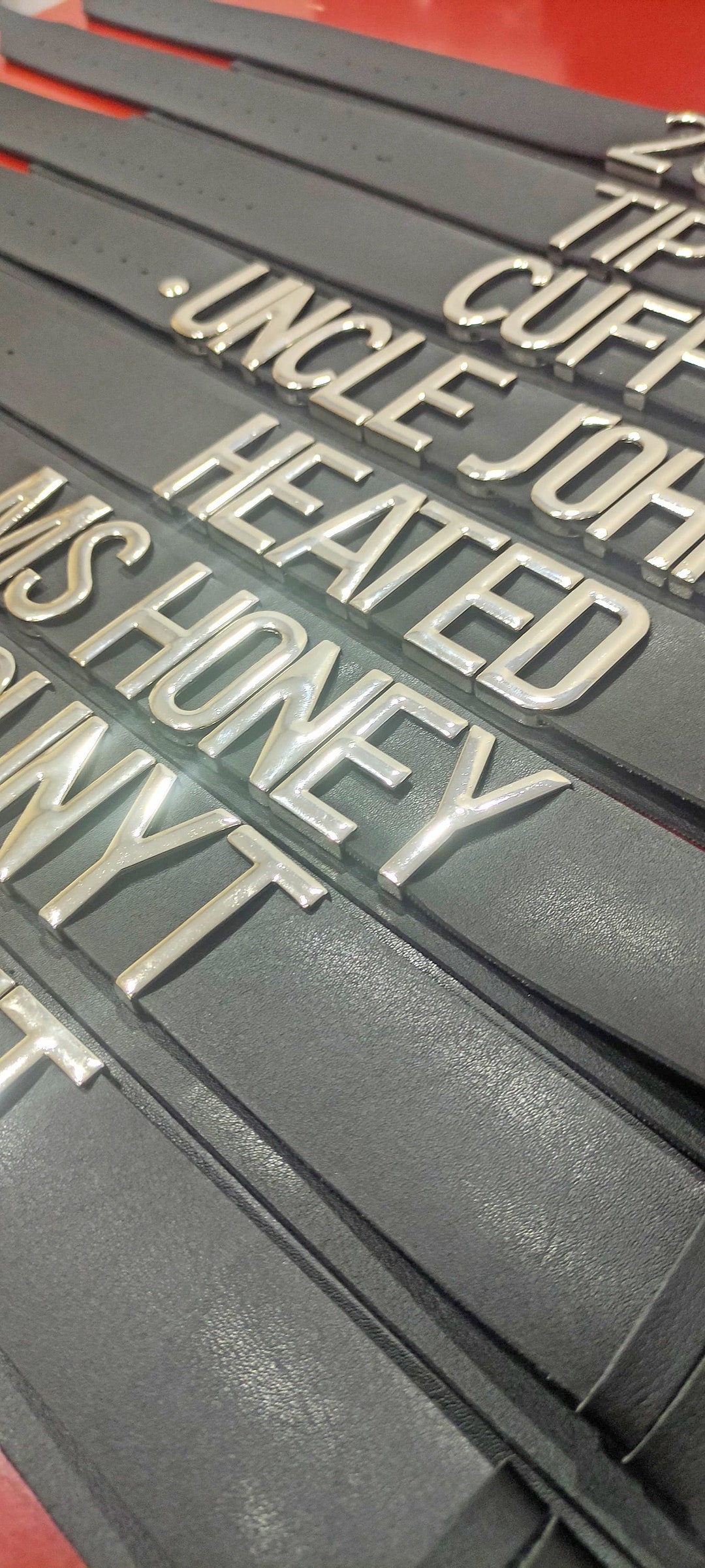 Custom, SLUT, DADDY or PUDDIN Thick Collar With Huge Gold or Silver ...