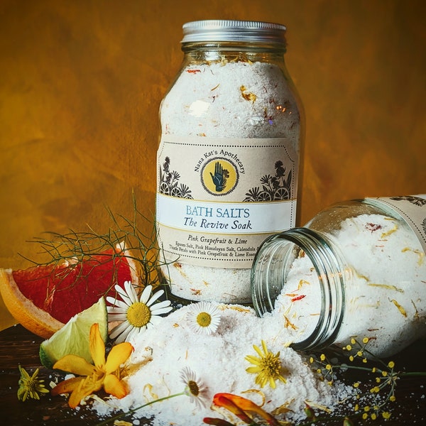 Botanical Bath Salts - Etsy UK