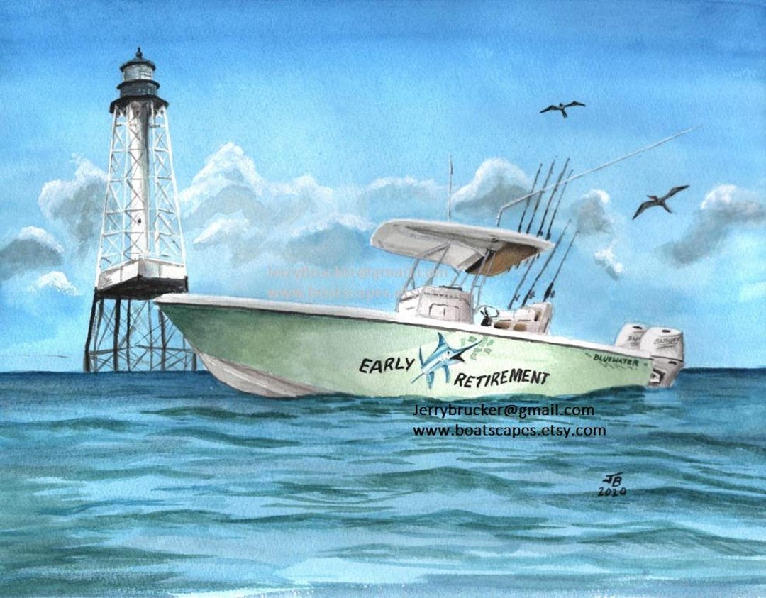 Alligator Reef Islamarada Marathon Florida Keys Painting Fine Art ...