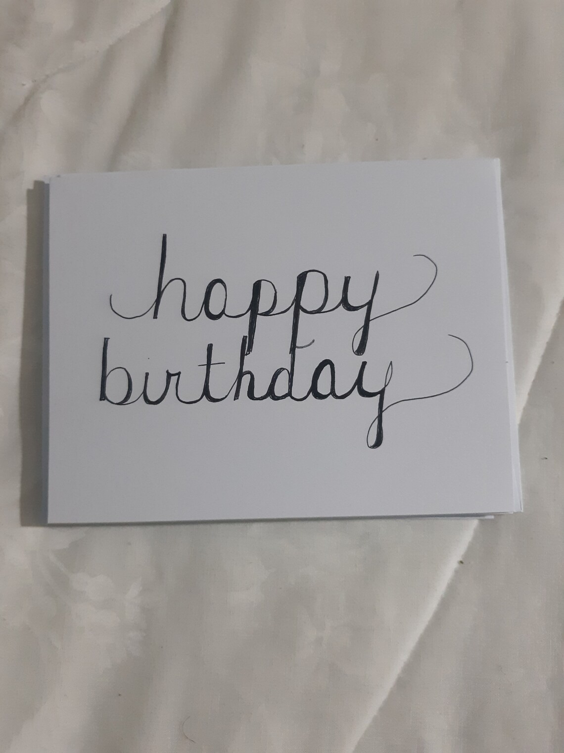 Calligraphy Birthday Cards - Etsy