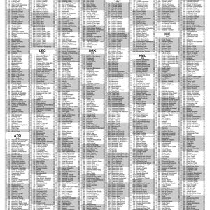 Printable Full Black and White Magic the Gathering Unofficial Set ...