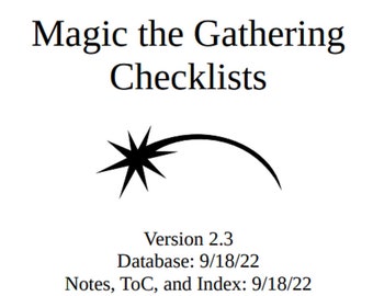 Printable Full Black and White Magic the Gathering Unofficial - Etsy