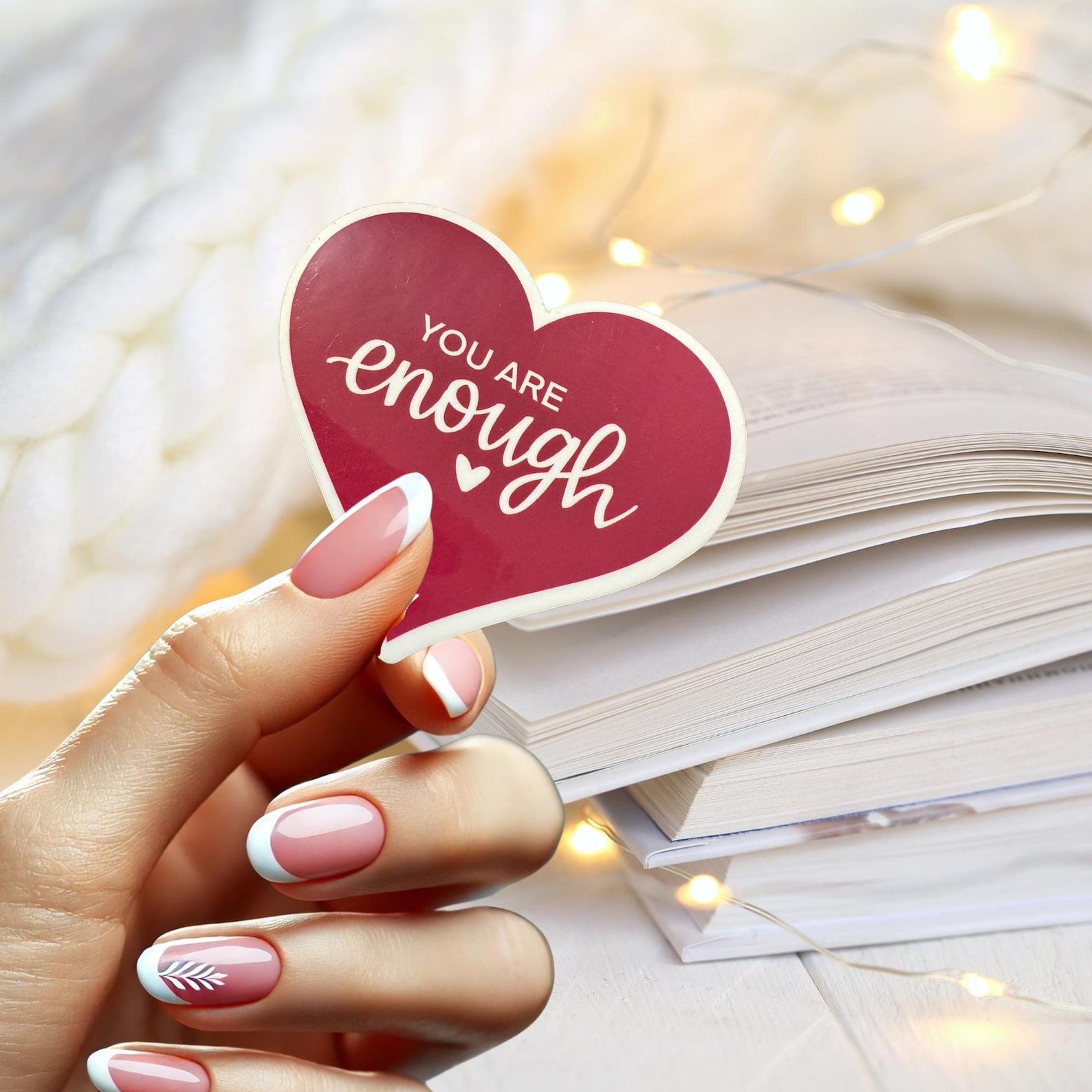 Valentines Sticker, You Are Enough, Self Love, Waterproof Stickers ...