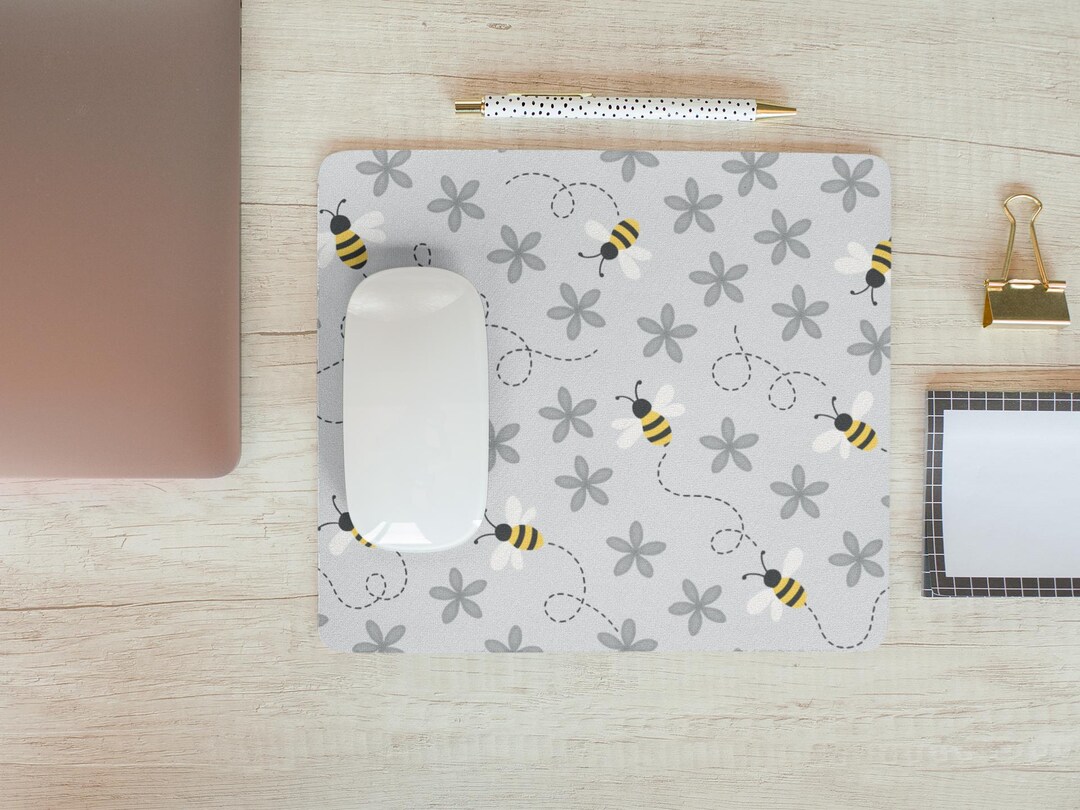 Bumblebee Mousepad, Cute Mousepad, Bumble Bees, Gift for Daughter ...