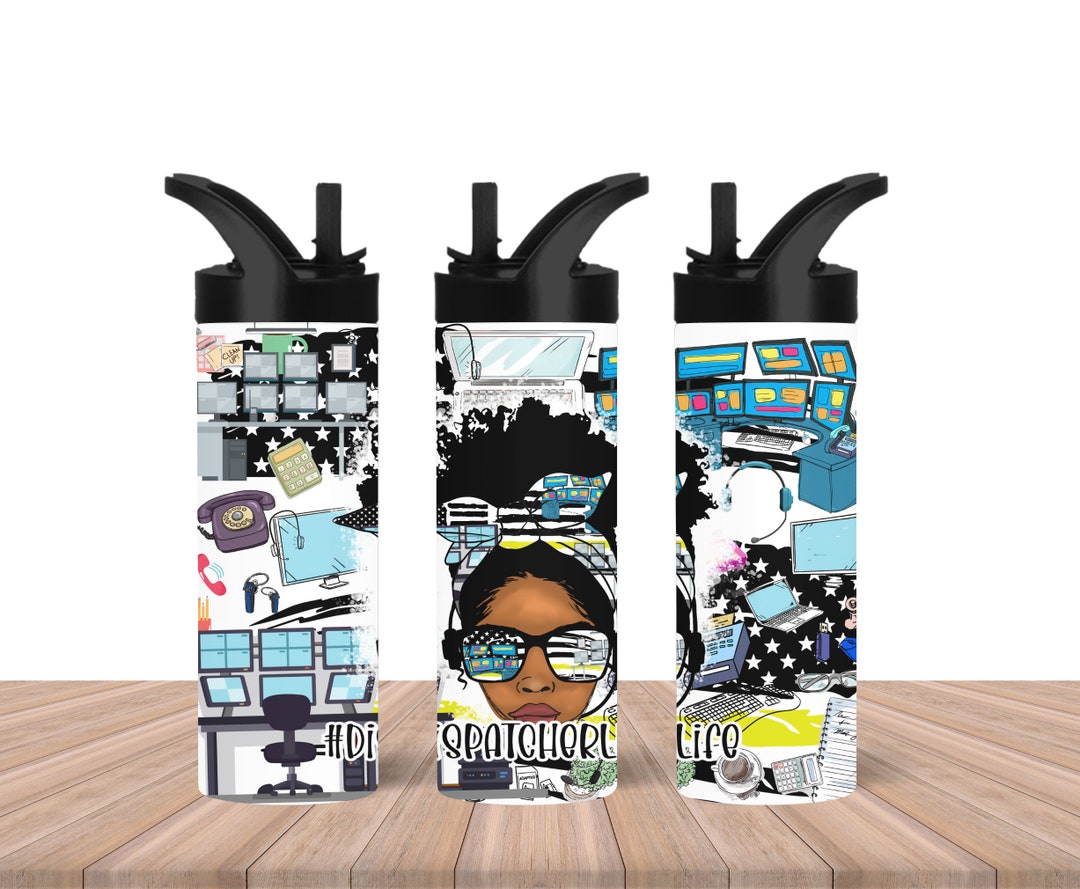 Dispatcher Water Bottle, Dispatcher Tumbler, Customized Dispatcher Gift ...