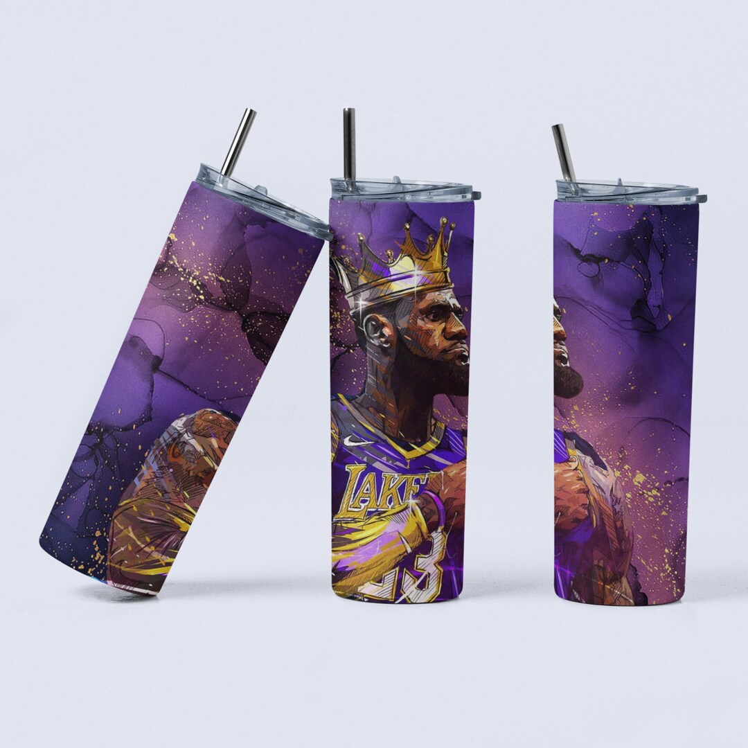 Lebron James 20oz Tumbler, Gift for Basketball Fan, Gift for Him, Gift ...