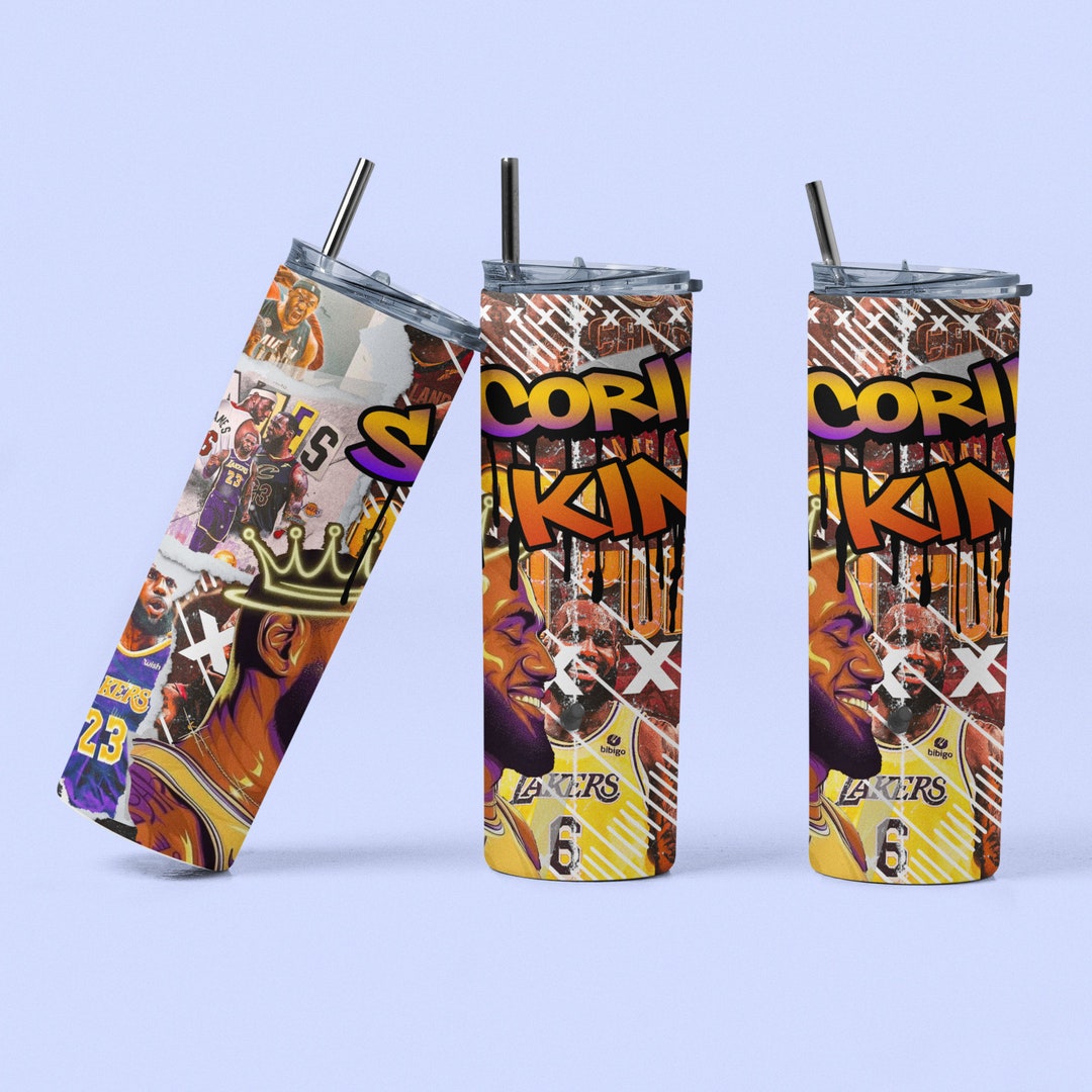 Lebron James 20oz Tumbler, Gift for Basketball Fan, Gift for Him, Gift ...