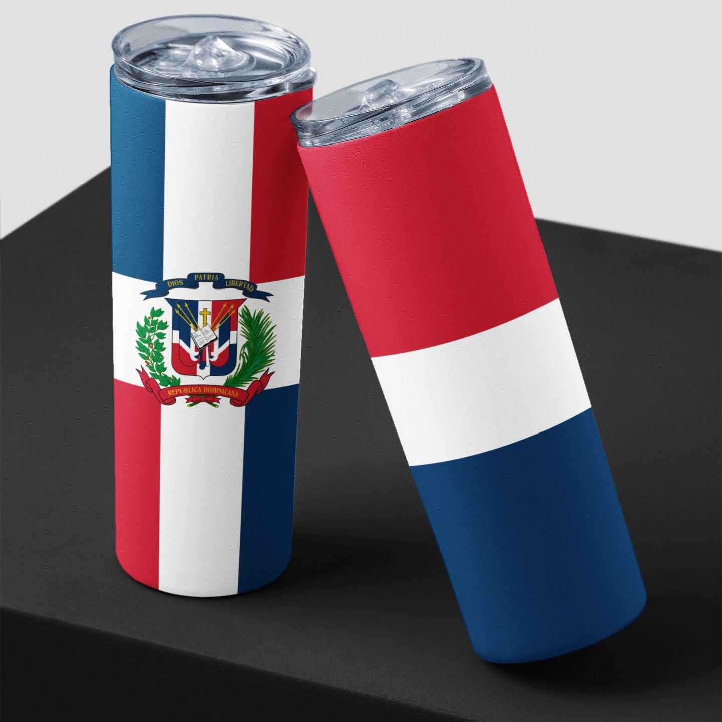 Dominican Republic Flag 20oz Tumbler, DR Gift, Travel Mug, Caribbean ...