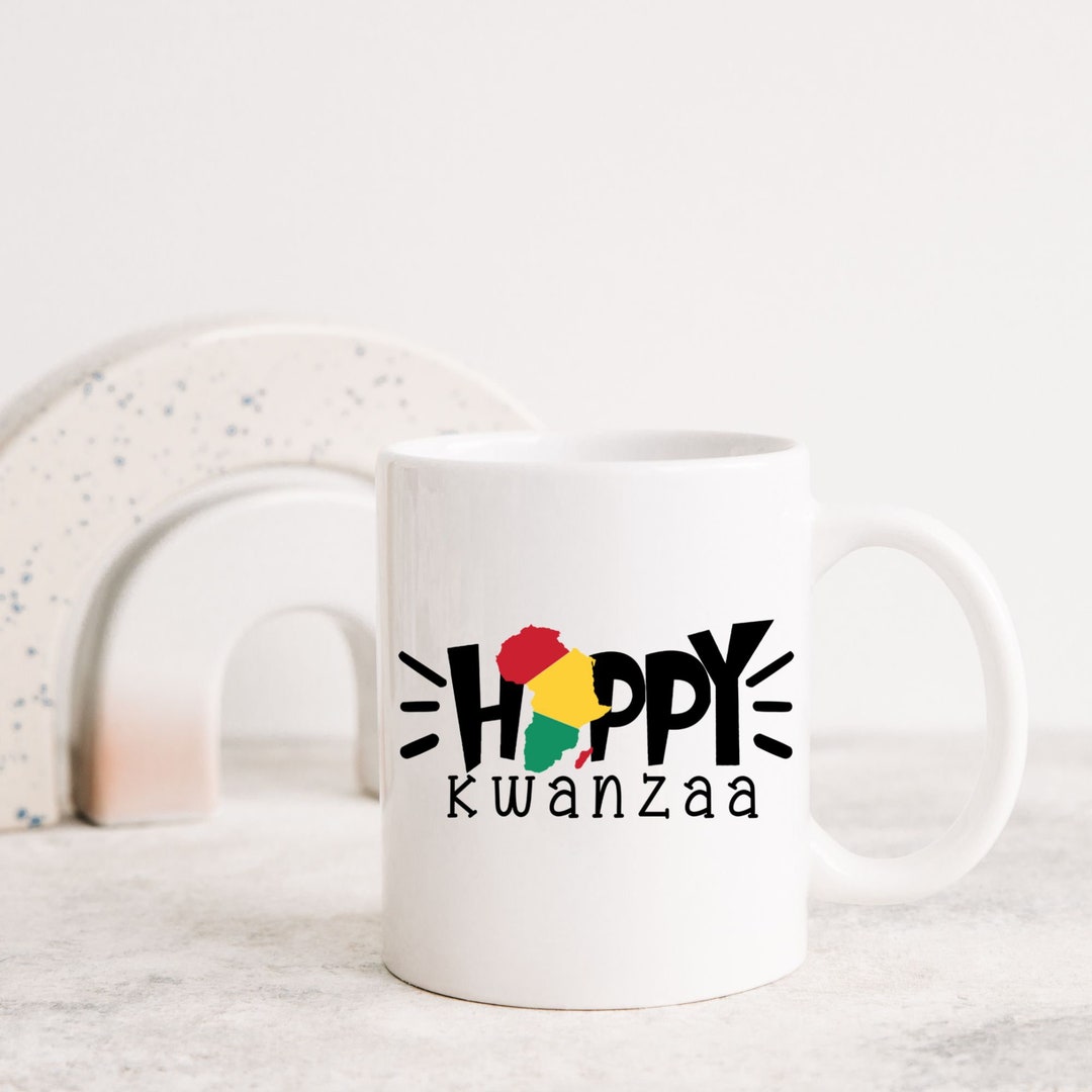 15 Oz Kwanzaa Coffee Mug, 15 Oz Coffee Mug, Kwanzaa Gift, Gifts for Her ...