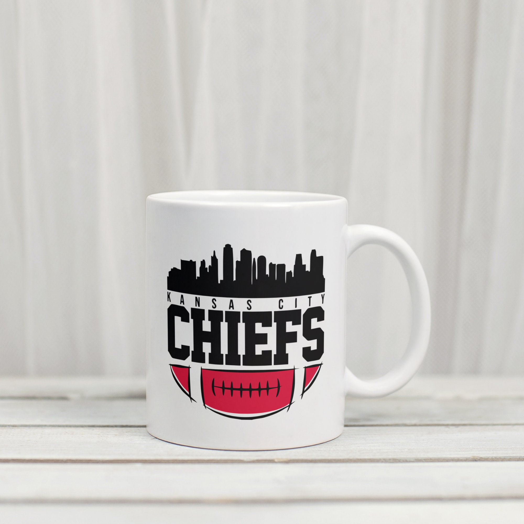 Kansas City Chiefs Coffee Mug, 15 Oz Coffee Mug, Gifts for Him, Coffee ...