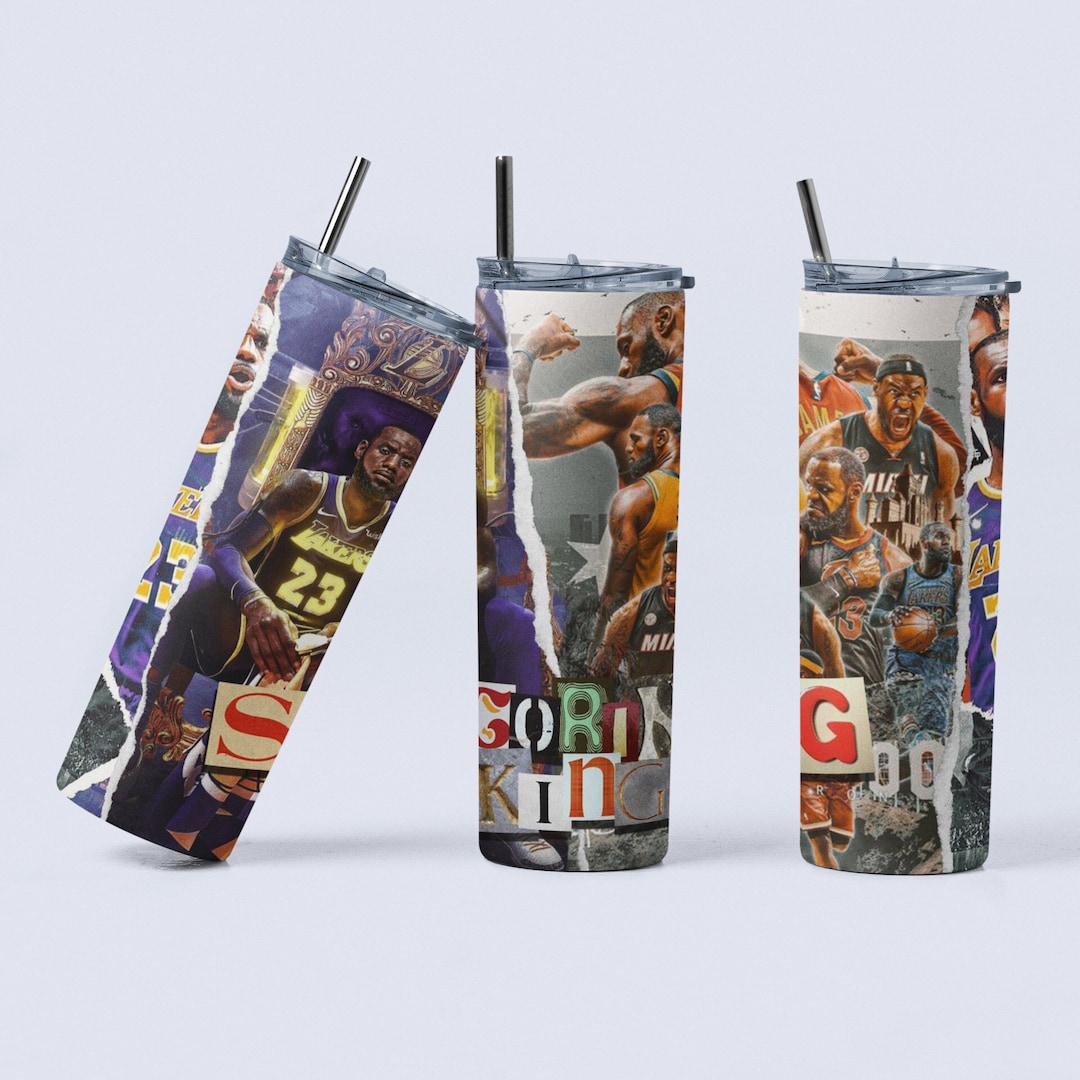 Lebron James 20oz Tumbler, Gift for Basketball Fan, Gift for Him, Gift ...