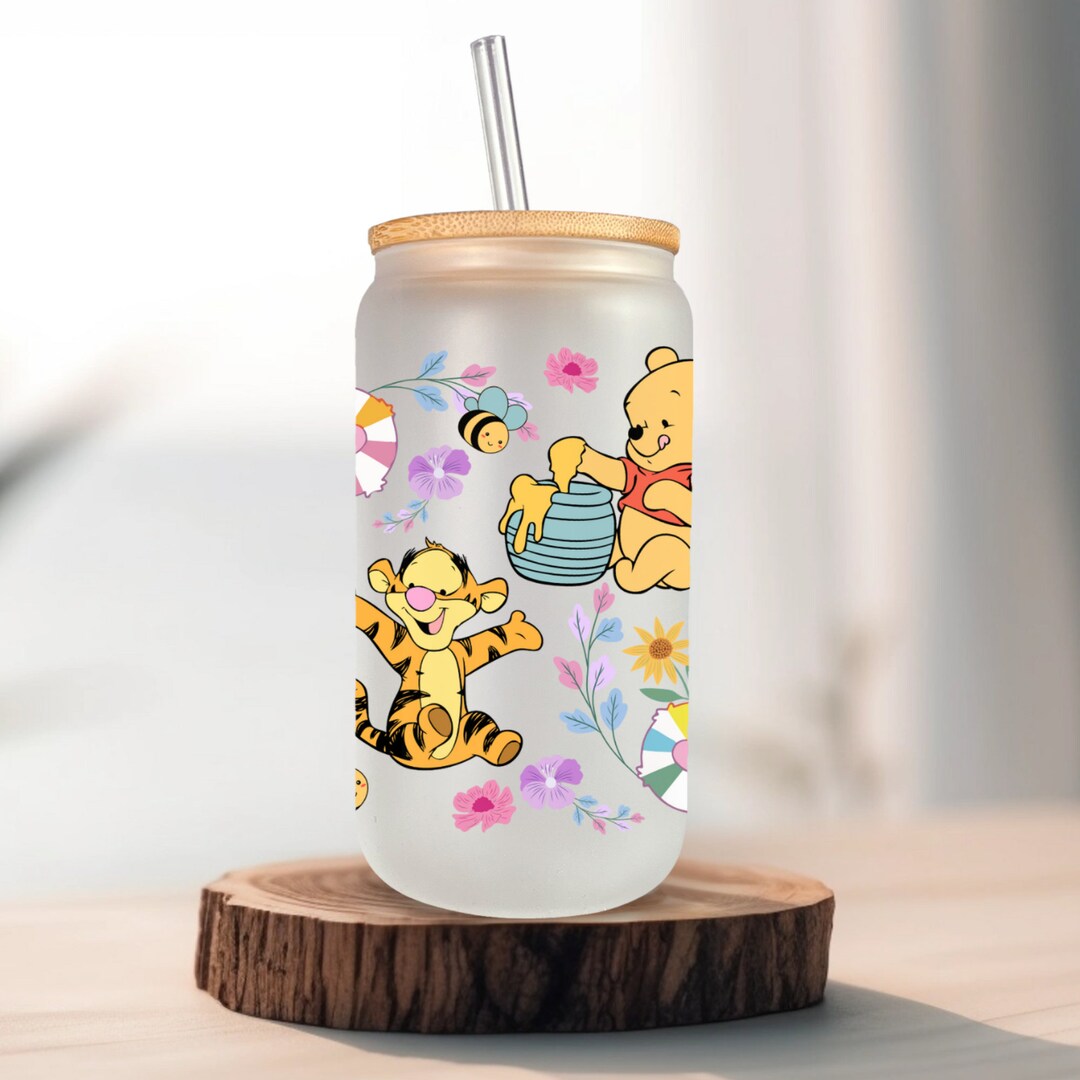 Iced Coffee Cup Spring Design Beer Can Glass Cartoon Glass Cup Gifts ...