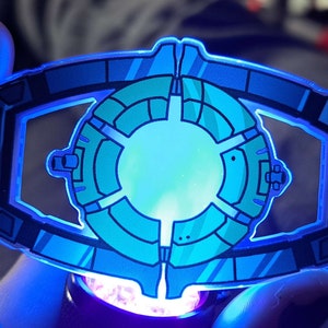 Blue Fluorescent Matrix Keychains Transformers - Etsy