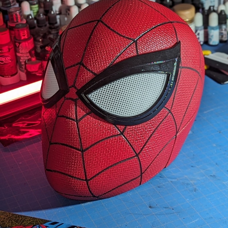 Spiderman Face Shell - Etsy