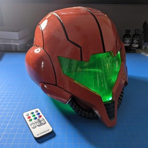 Metroid Prime Samus Helmet LED Lightup With Multiple Color Options and ...