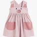 Pink Gingham Piggy Dress - Etsy