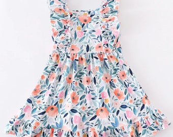 Girls Spring Dress - Etsy