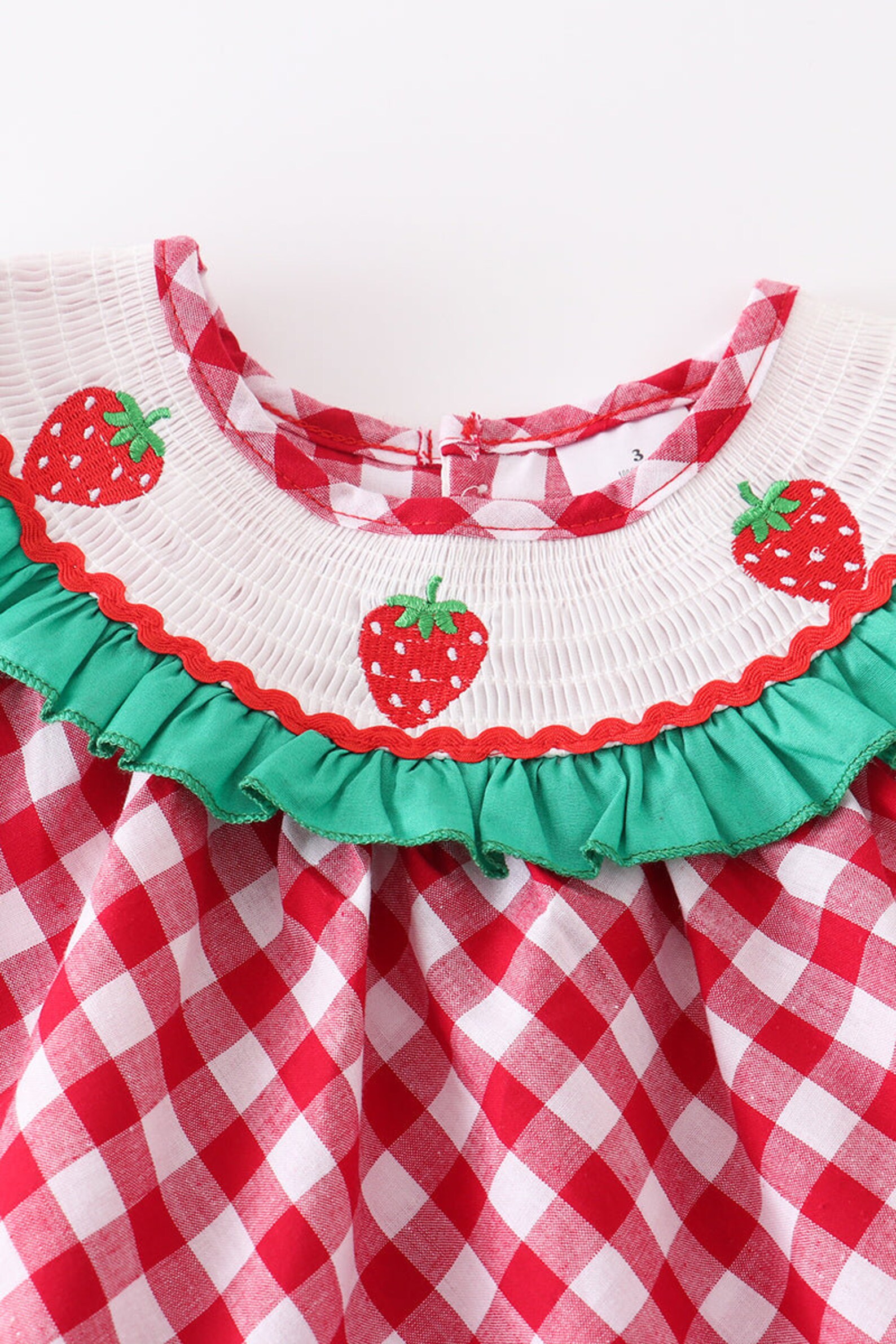 Girls Smocked Strawberry Shorts Set - Etsy