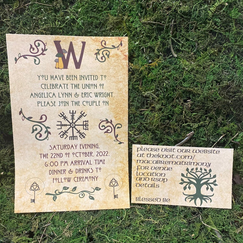 Viking Wedding Invitations - Etsy