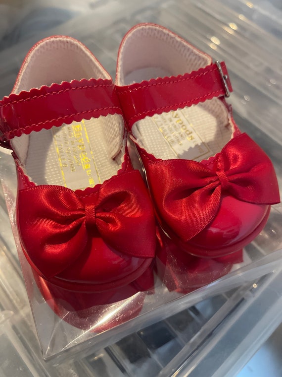 Red Patent Baby Shoes